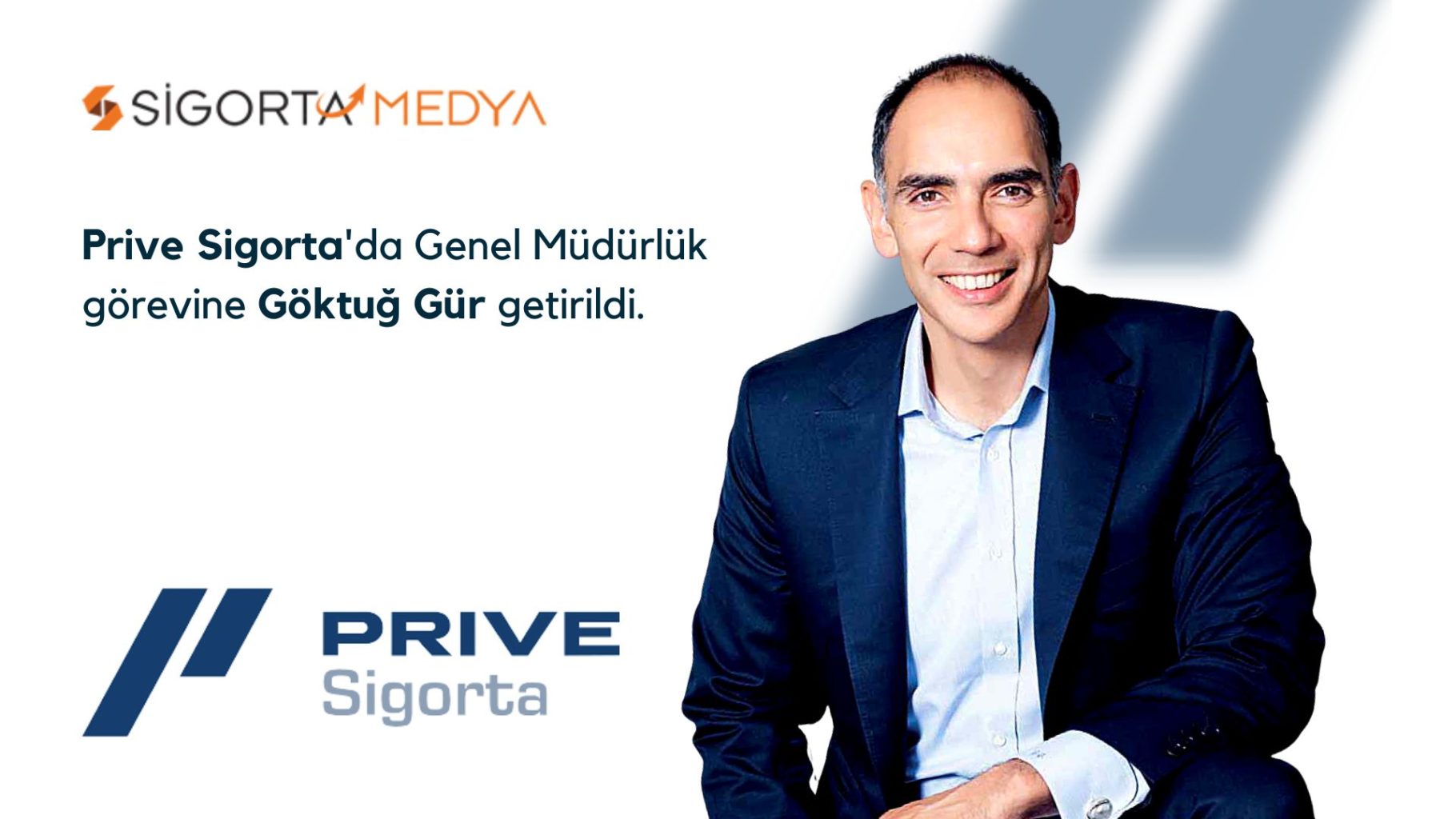Prive Sigorta’nın yeni genel müdürü Göktuğ Gür oldu
